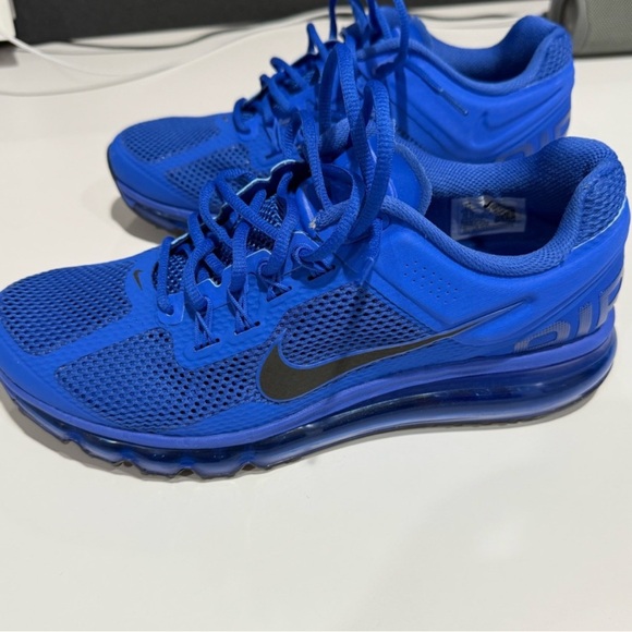 Nike | Shoes | 23 Nike Air Max Blue Sneakers | Poshmark